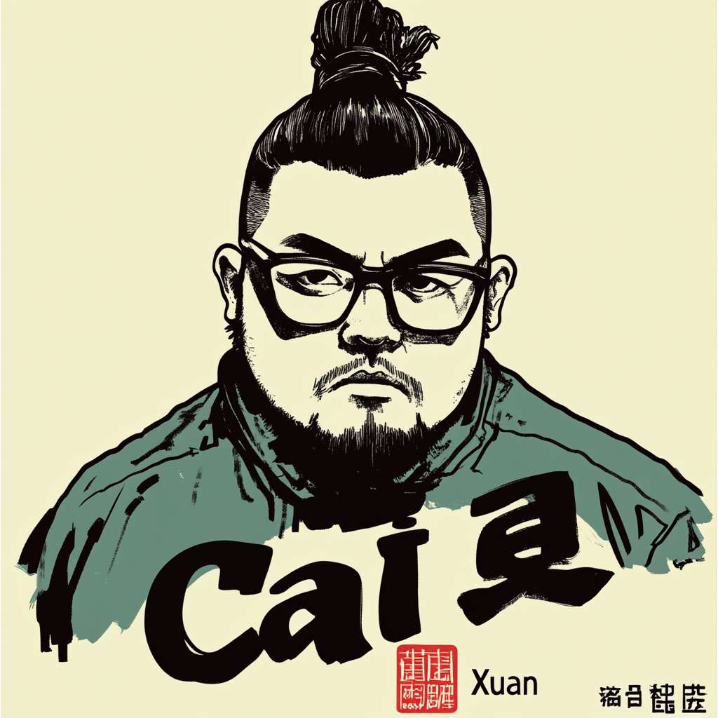 蔡犬子狼㍿的文生图作品《做一个叫“Cai Xua》 - 新片场AI创作