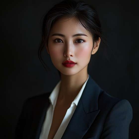 手机用户6195的文生图作品《西装，亚洲美女，职业照》 - 新片场AI创作