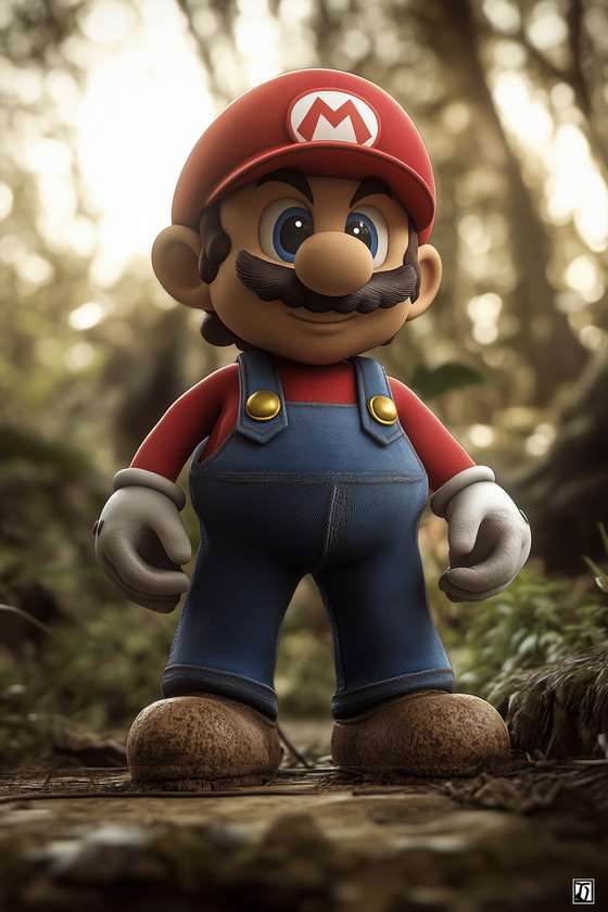 元芳的文生图作品《super mario》 - 新片场AI创作
