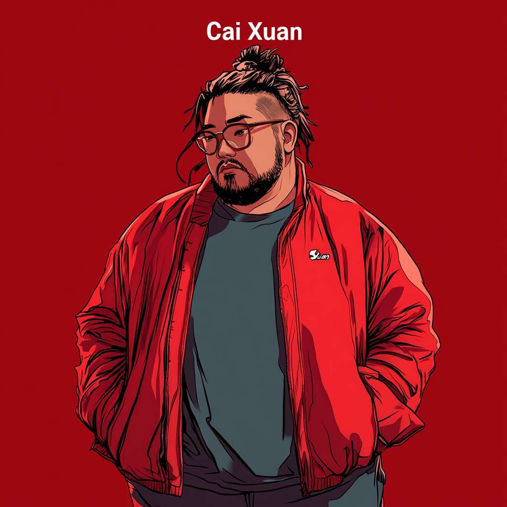蔡犬子狼㍿的文生图作品《做一个叫“Cai Xua》 - 新片场AI创作