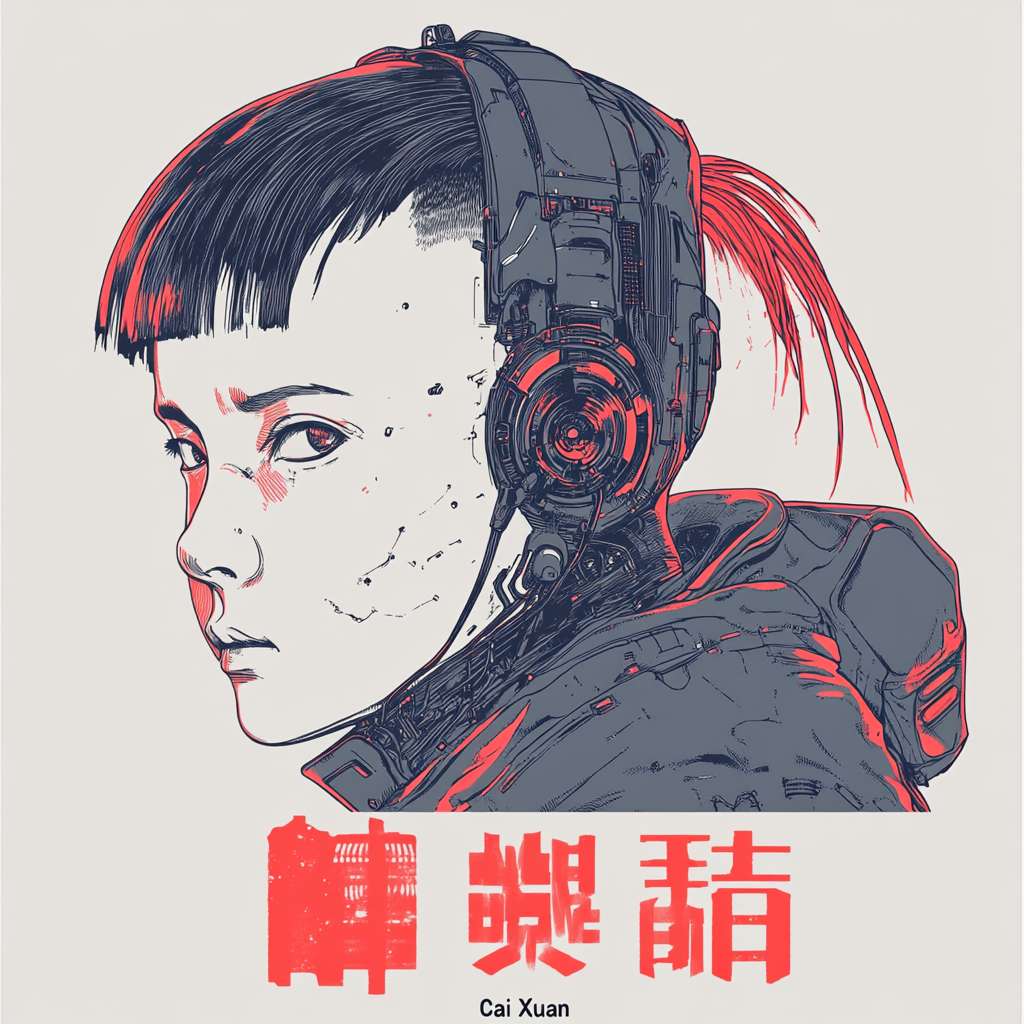 蔡犬子狼㍿的文生图作品《做一个叫“Cai Xua》 - 新片场AI创作
